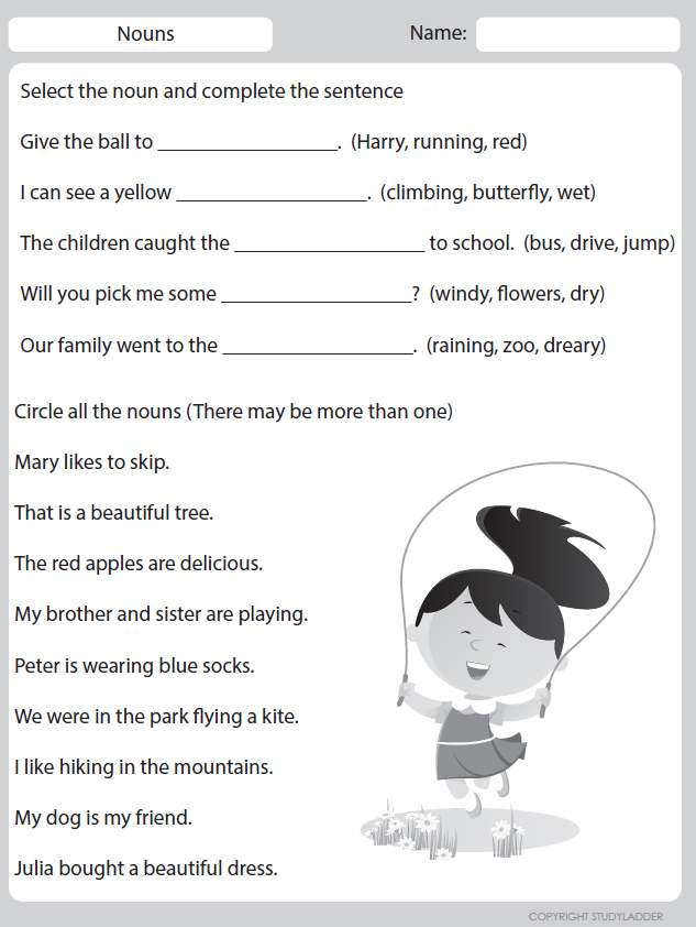 Nouns - Studyladder Interactive Learning Games