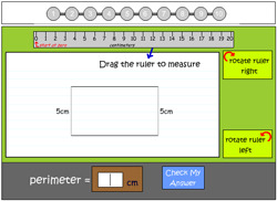 Calculating Perimeter - Studyladder Interactive Learning Games
